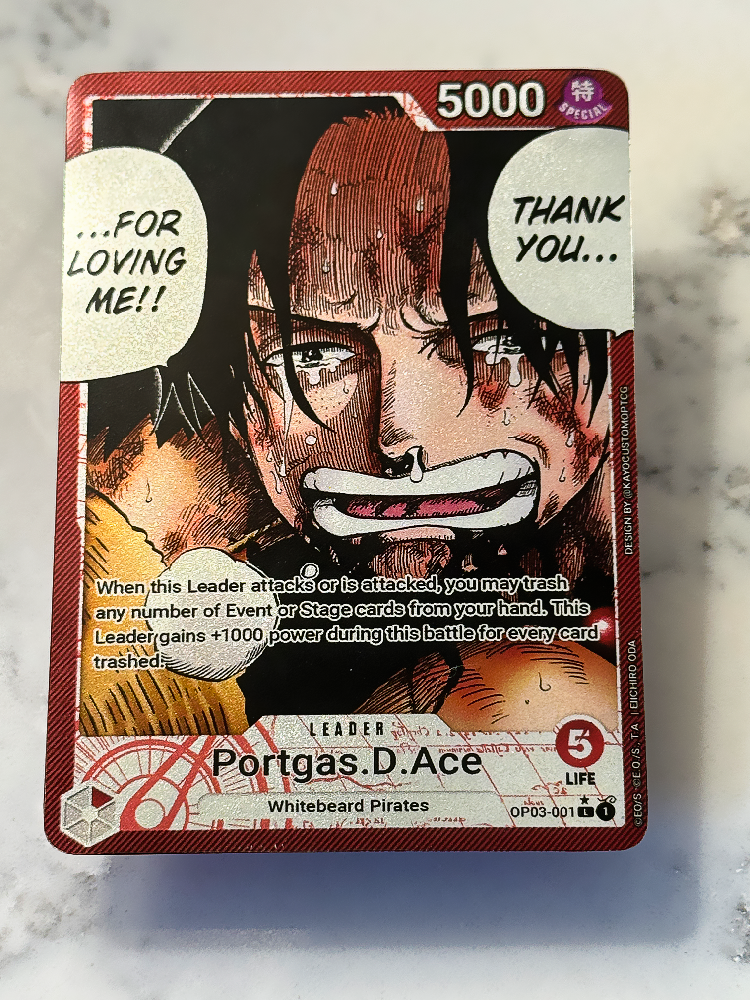 OP03 Custom Leader Cards – KayosCustoms