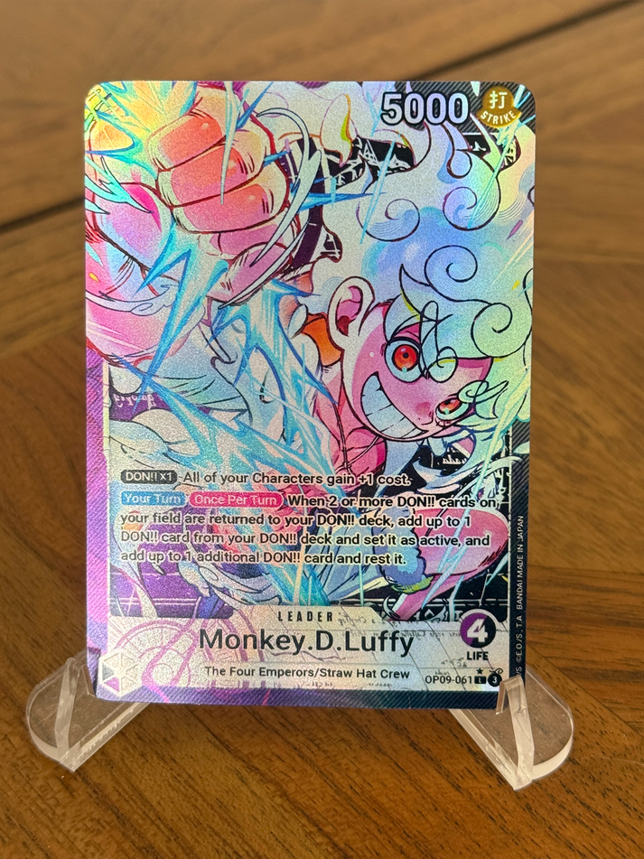 OP09 Custom BP Luffy Leader Card OPTCG – KayosCustoms