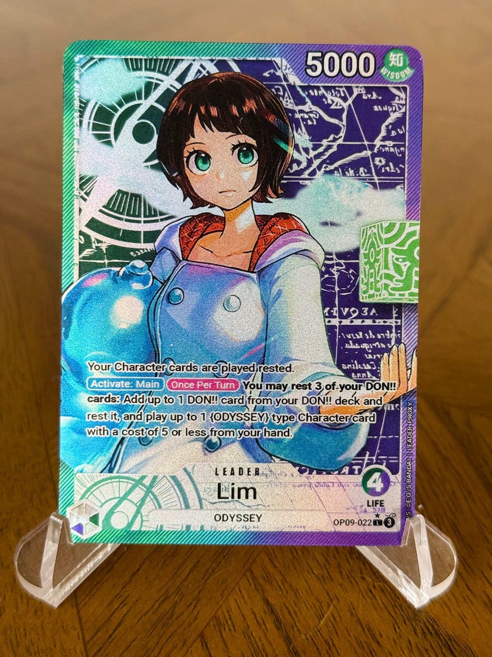 OP09 Custom Lim Leader Card – KayosCustoms