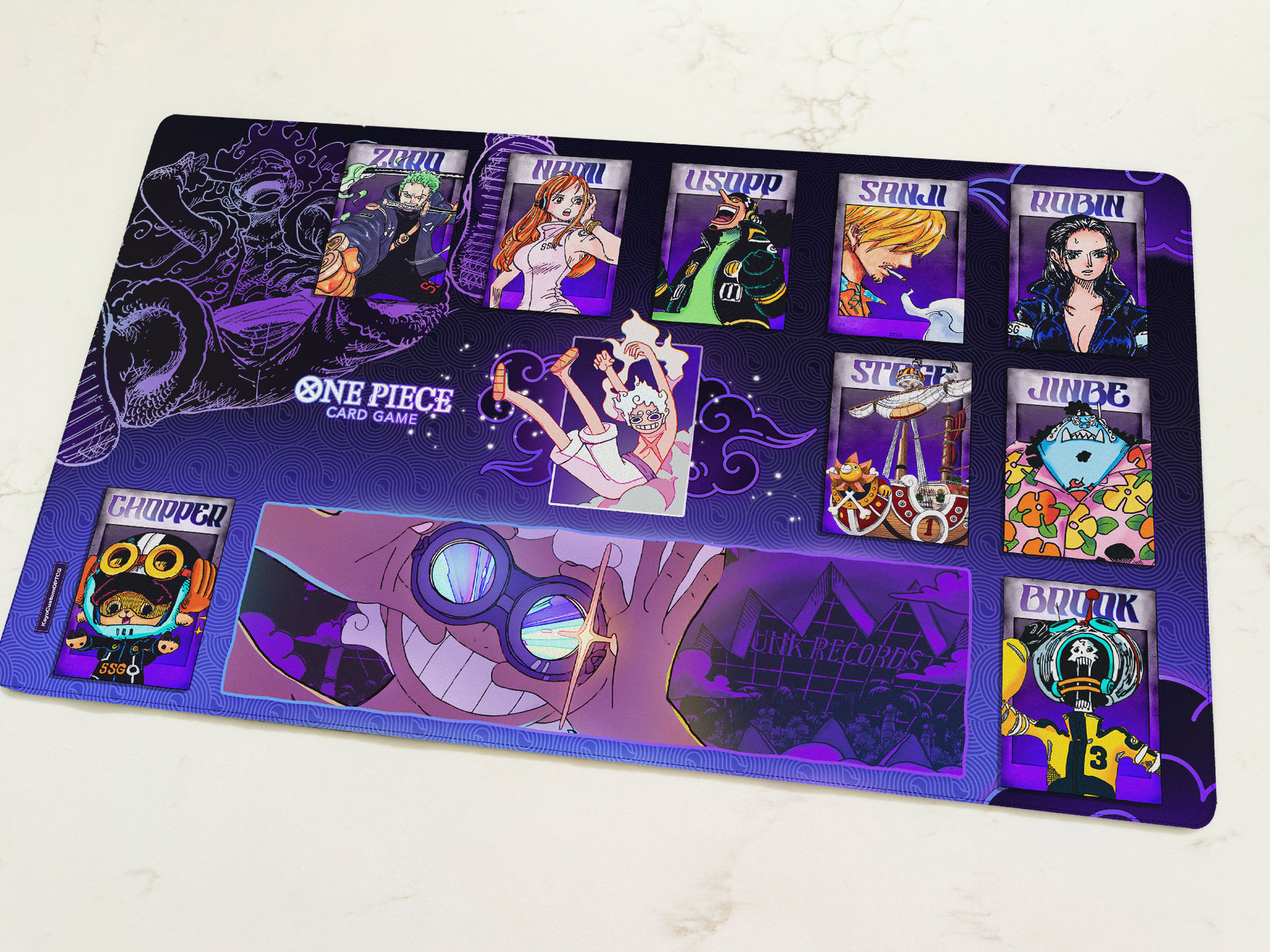 Custom Black Purple Luffy OPTCG – KayosCustoms