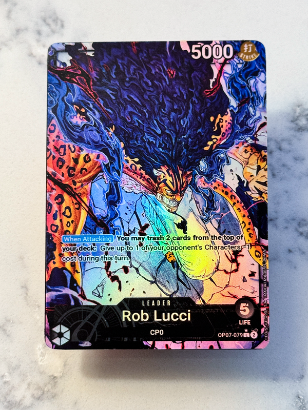 OP07 Custom Lucci Awakened Leader Card | OPTCG – KayosCustoms