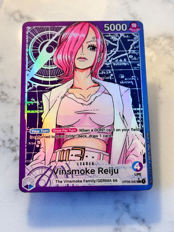 Custom Reiju Leader | Custom One Piece TCG OP06 – KayosCustoms