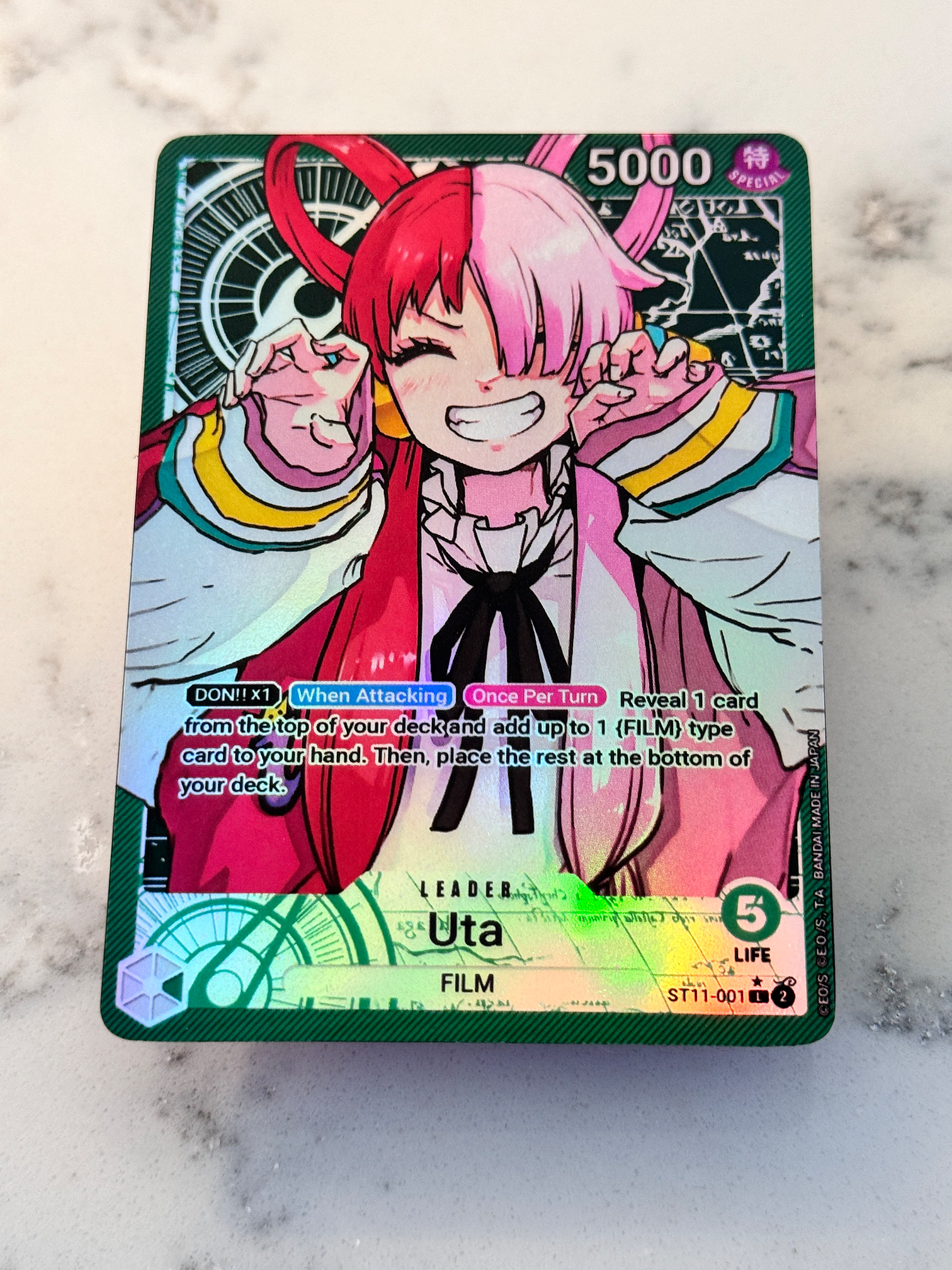 ST11 Uta Leader Card | Custom One Piece TCG – KayosCustoms