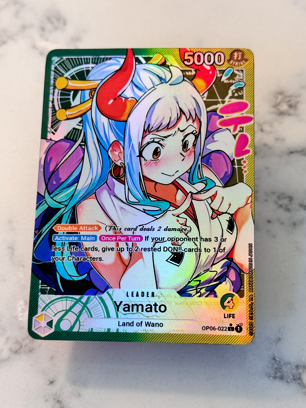 Yamato Leader OP06 | Custom One Piece TCG Leader Cards – KayosCustoms